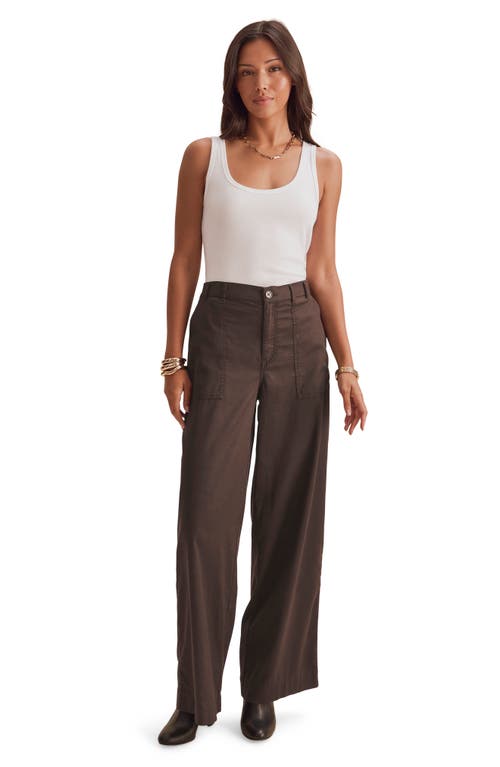 SPLENDID Splendid Colette Wide Leg Stretch Cotton Blend Pants